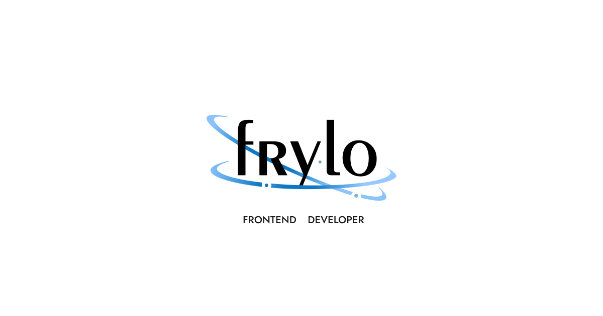 frylo — Frontend Developer